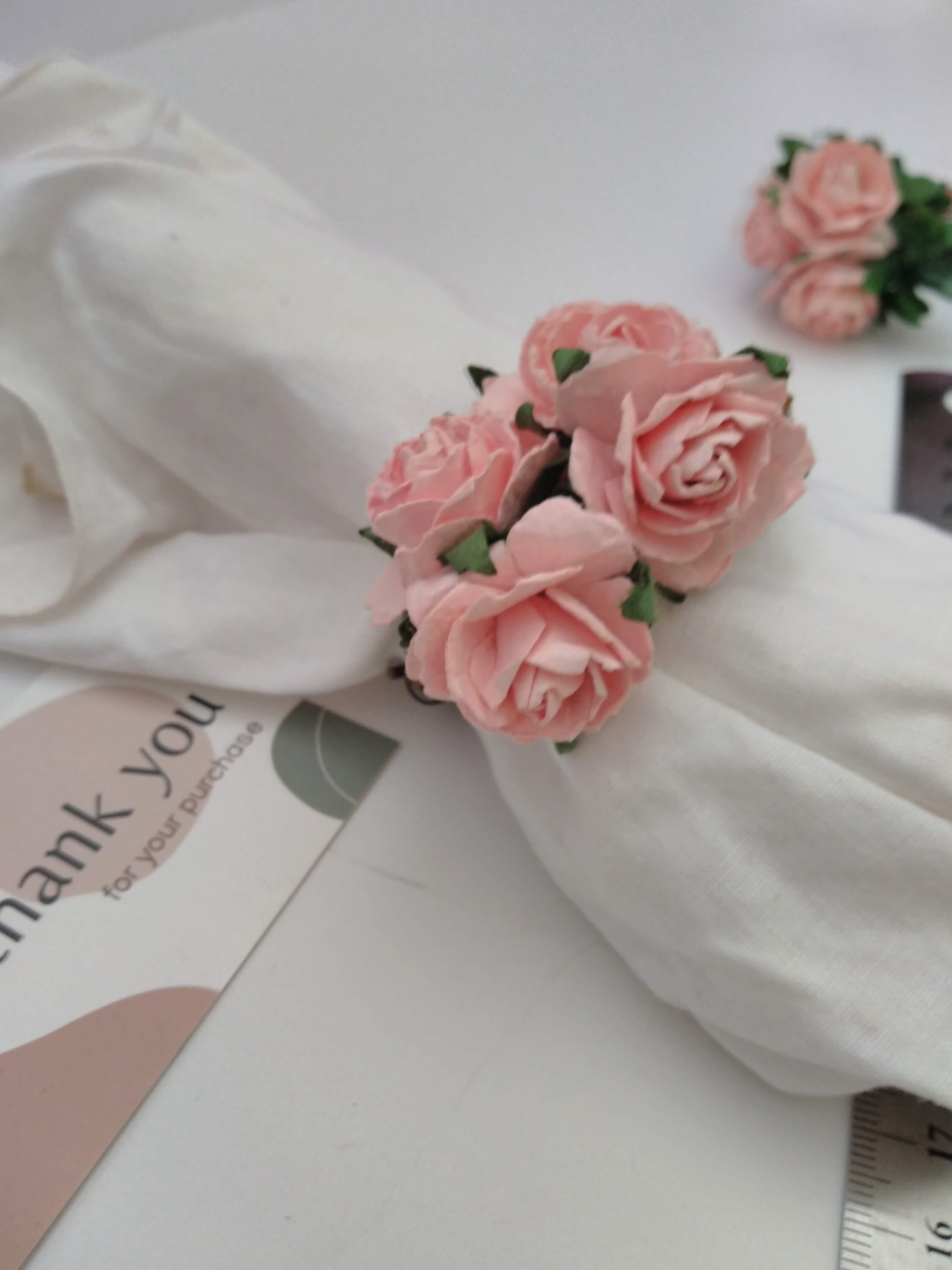 Rose Floral Napkin Rings for Bridal Shower Wedding Engagement - Etsy