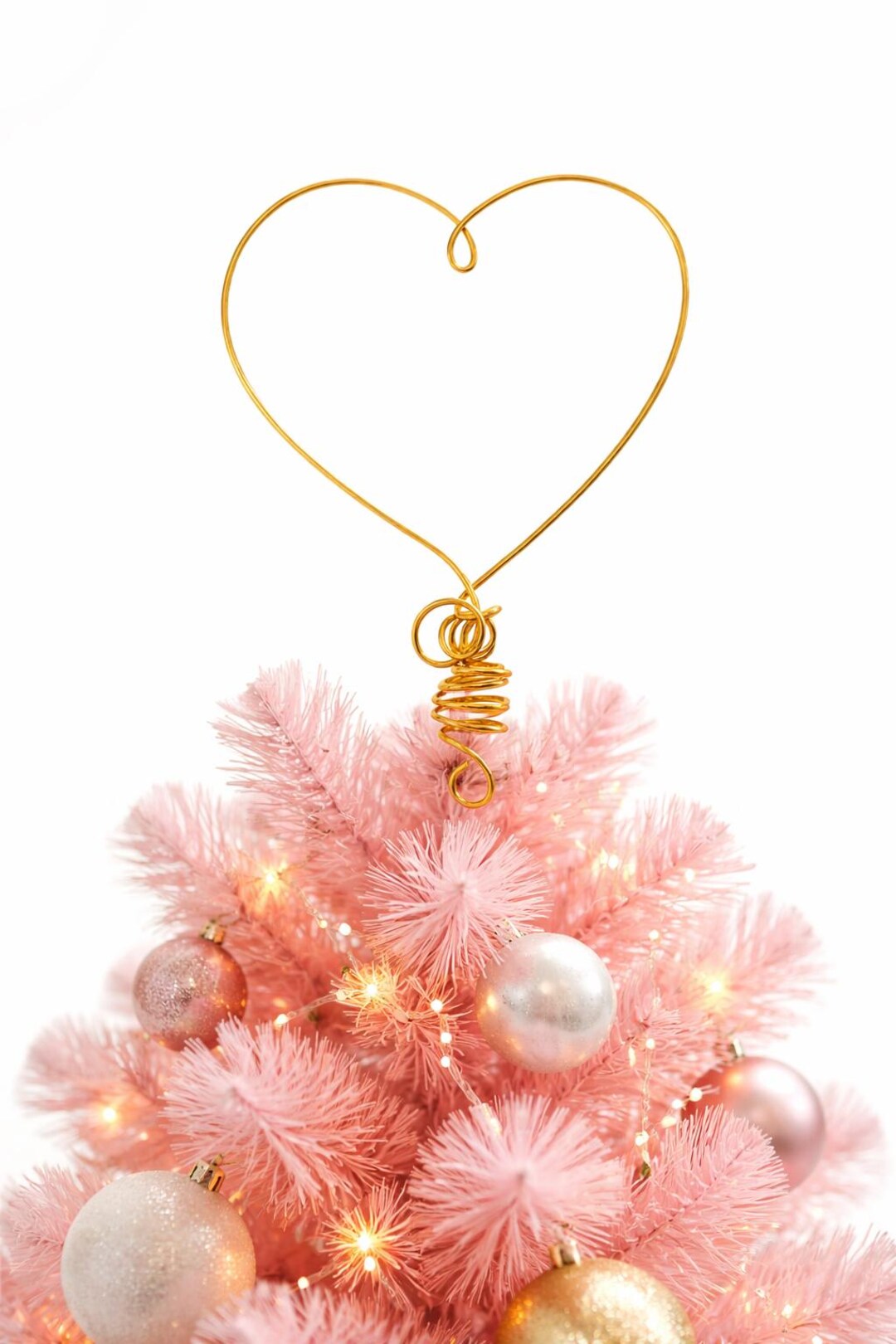 Heart Christmas Tree Topper for All Season Tree Decor - Etsy