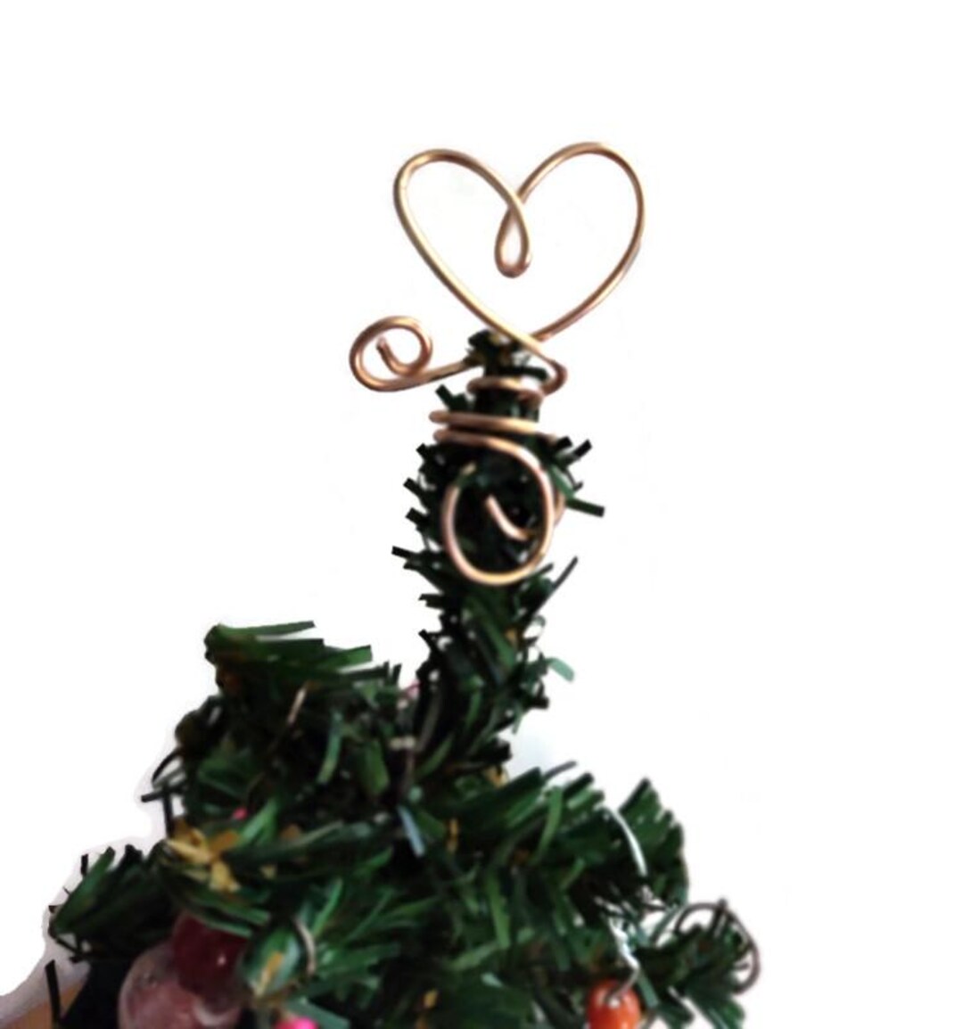 Tiny Miniature Heart Tree Topper for Trees Under 1 Foot - Etsy