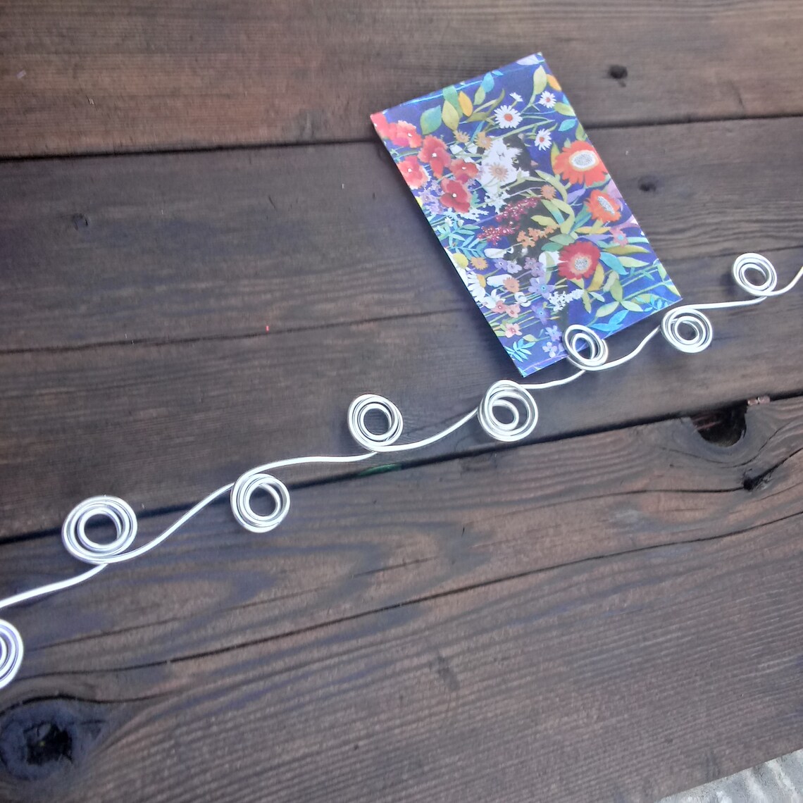 Hanging Wire Cardholder for Christmas Cards - Etsy