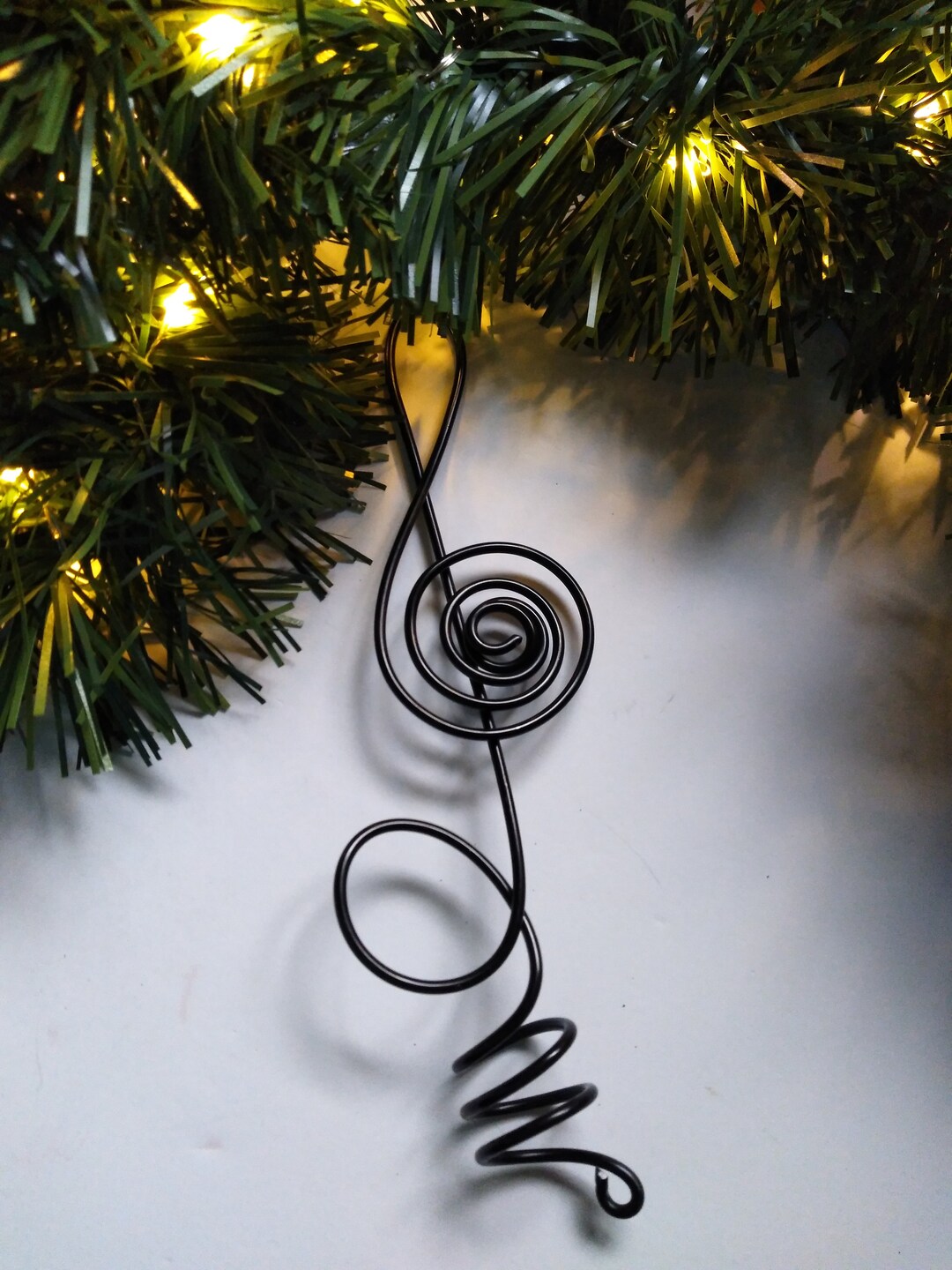 Treble Clef Mini Tree Topper - Etsy