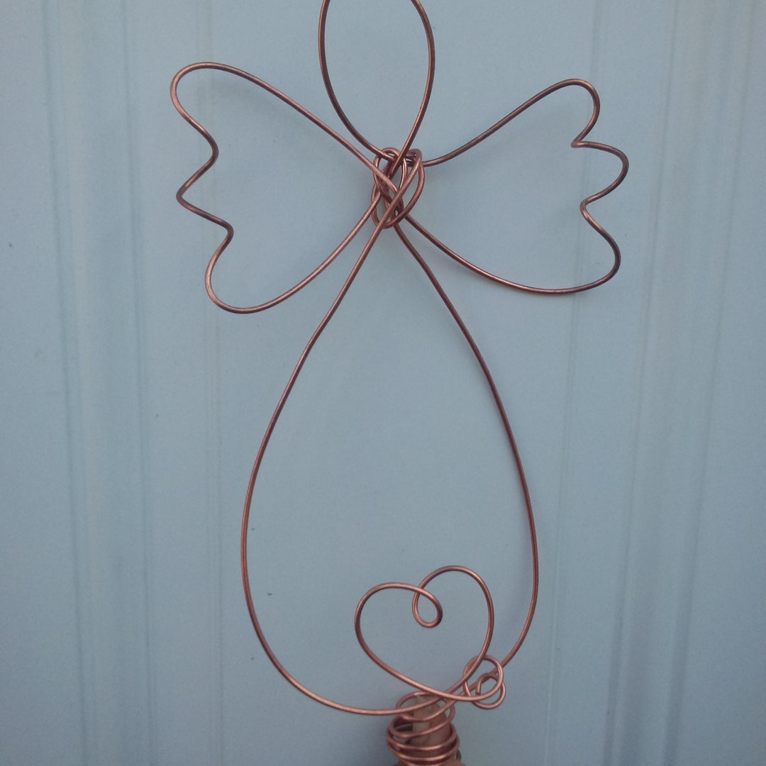 Pure Copper Angel Christmas Tree Topper - Etsy