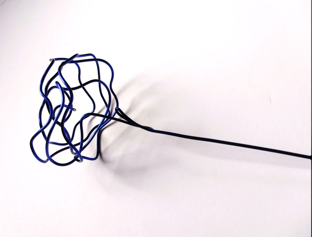 Wire Roses for Any Room at Home or Office, Industrial Decor 4pcs - Etsy