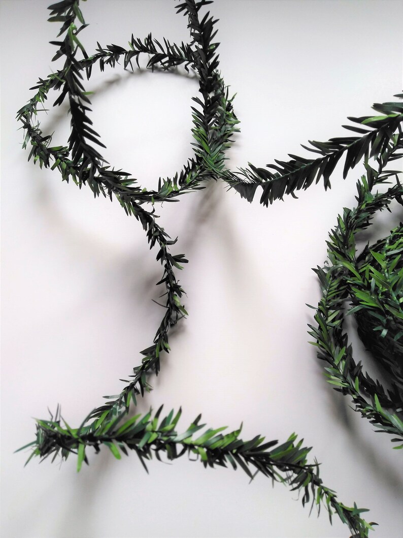 Mini Leaves Garland 24 Ft Length - Etsy