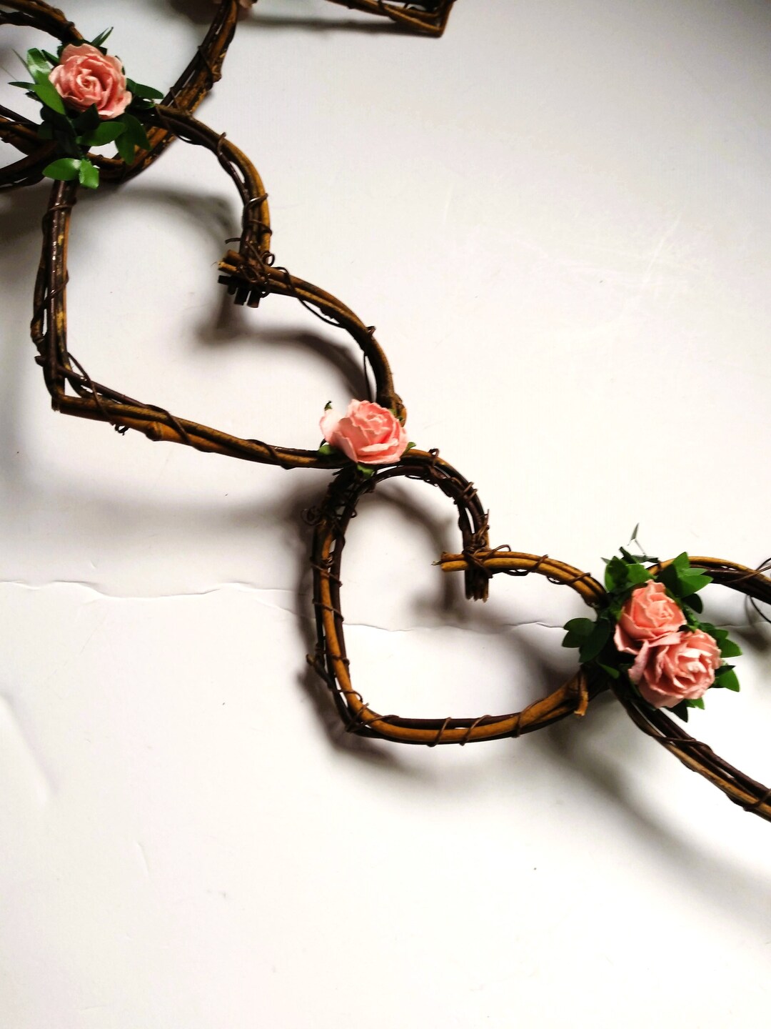 Rustic Rose and Twig Garland for Wedding Showers, Engagement Party ...