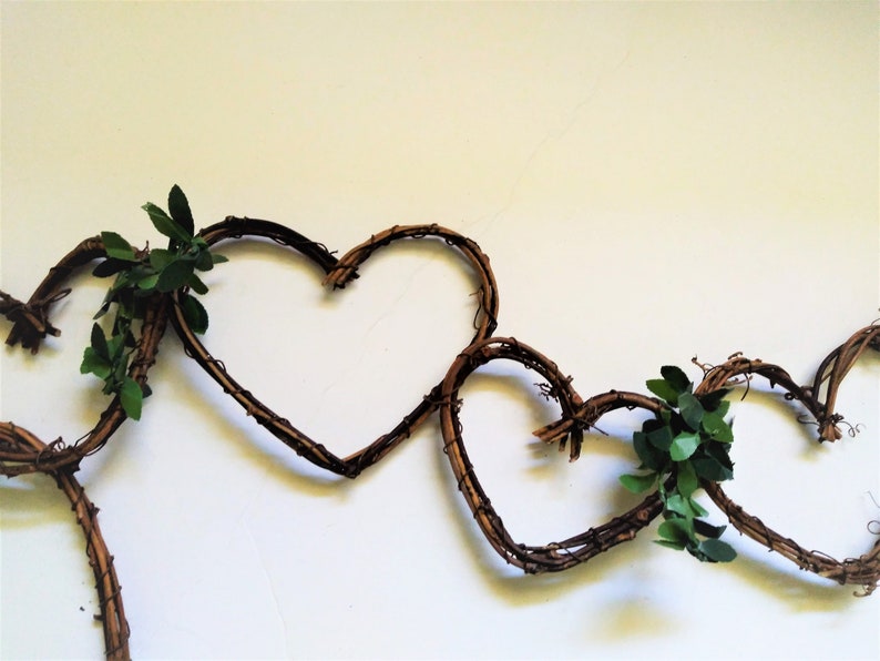 Rustic Vine Garland With Green Leaves - Etsy