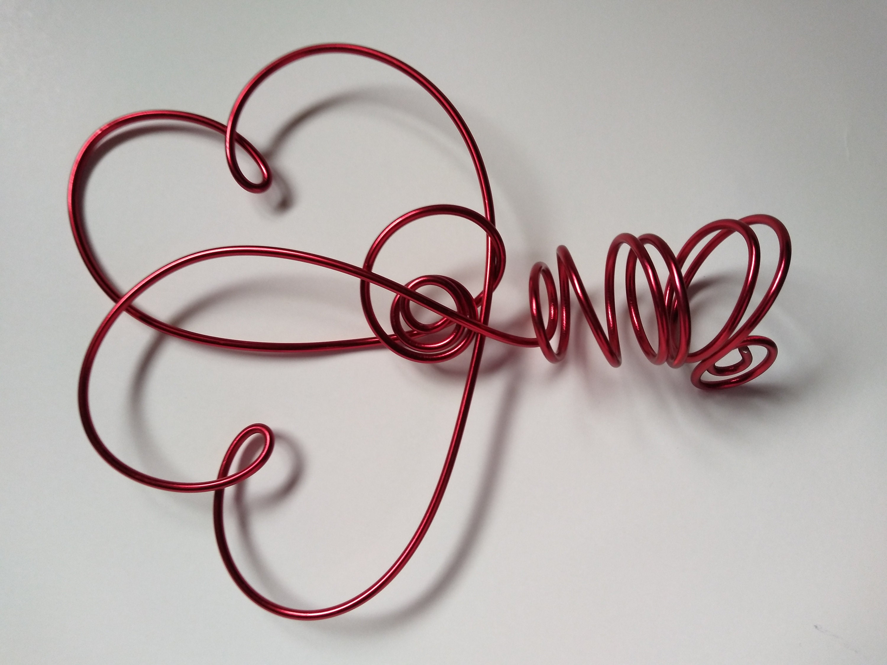 Small Hearts Wire Tree Topper - Etsy