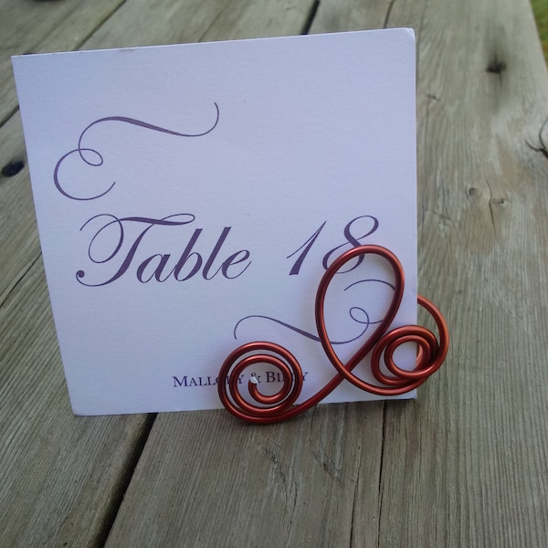 Copper Table Numbers - Etsy