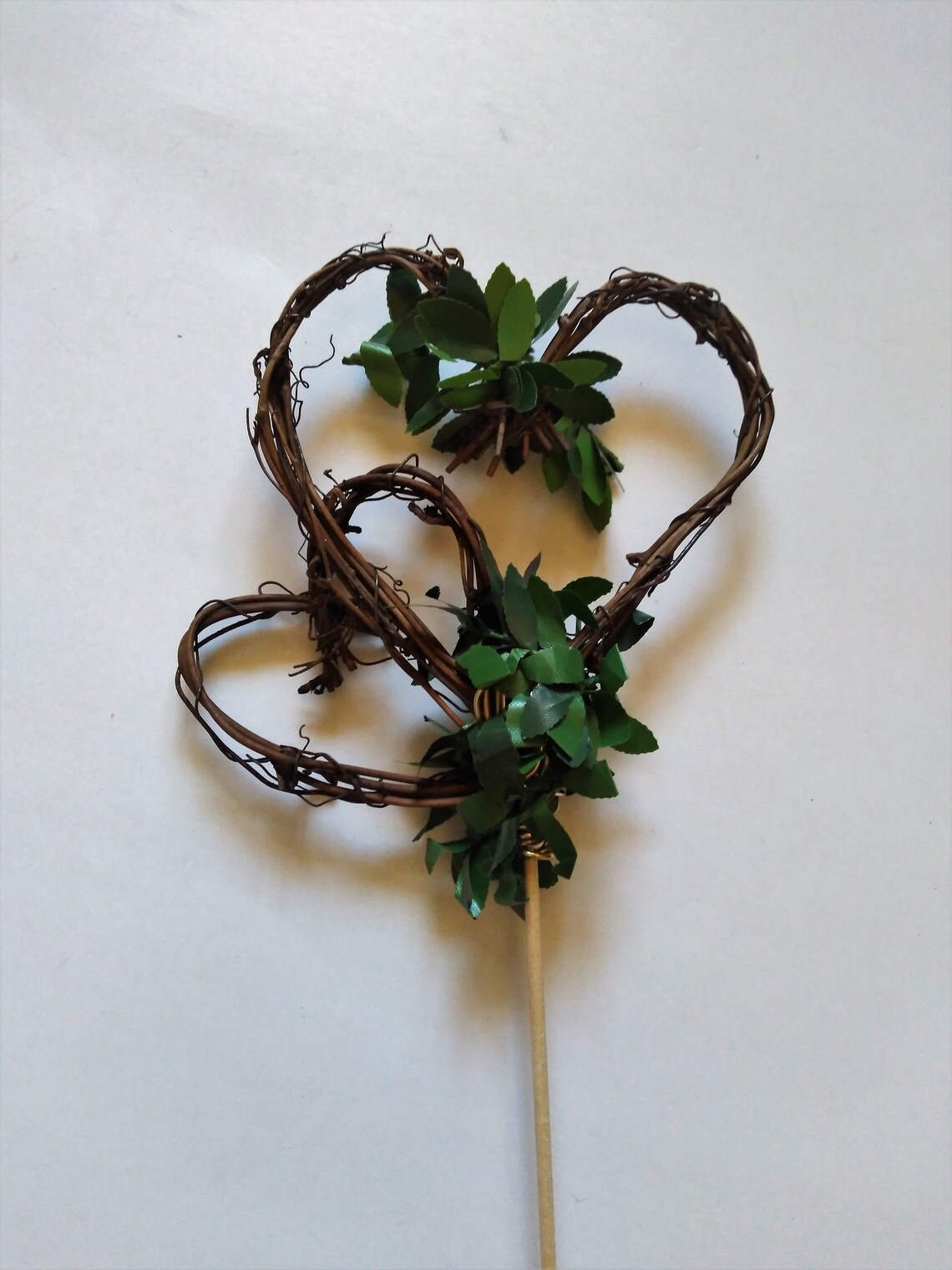 Rustic Theme Wedding Cake Greenery Topper - Etsy