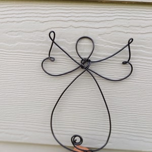 Black Angel Tree Topper - Etsy