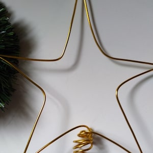 Large 12 Inch Wire Star for Christmas Tree - Etsy
