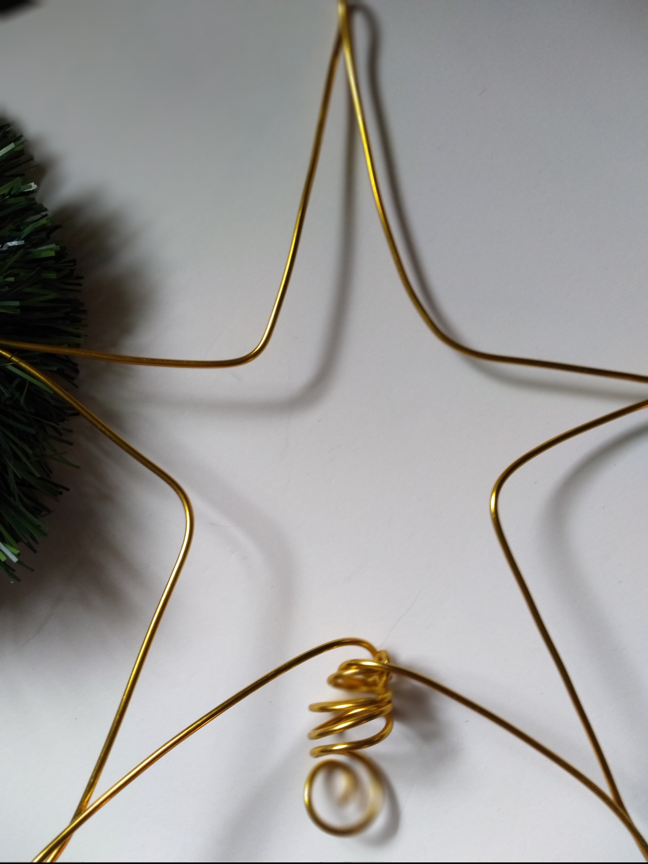 Large 12 Inch Wire Star for Christmas Tree - Etsy