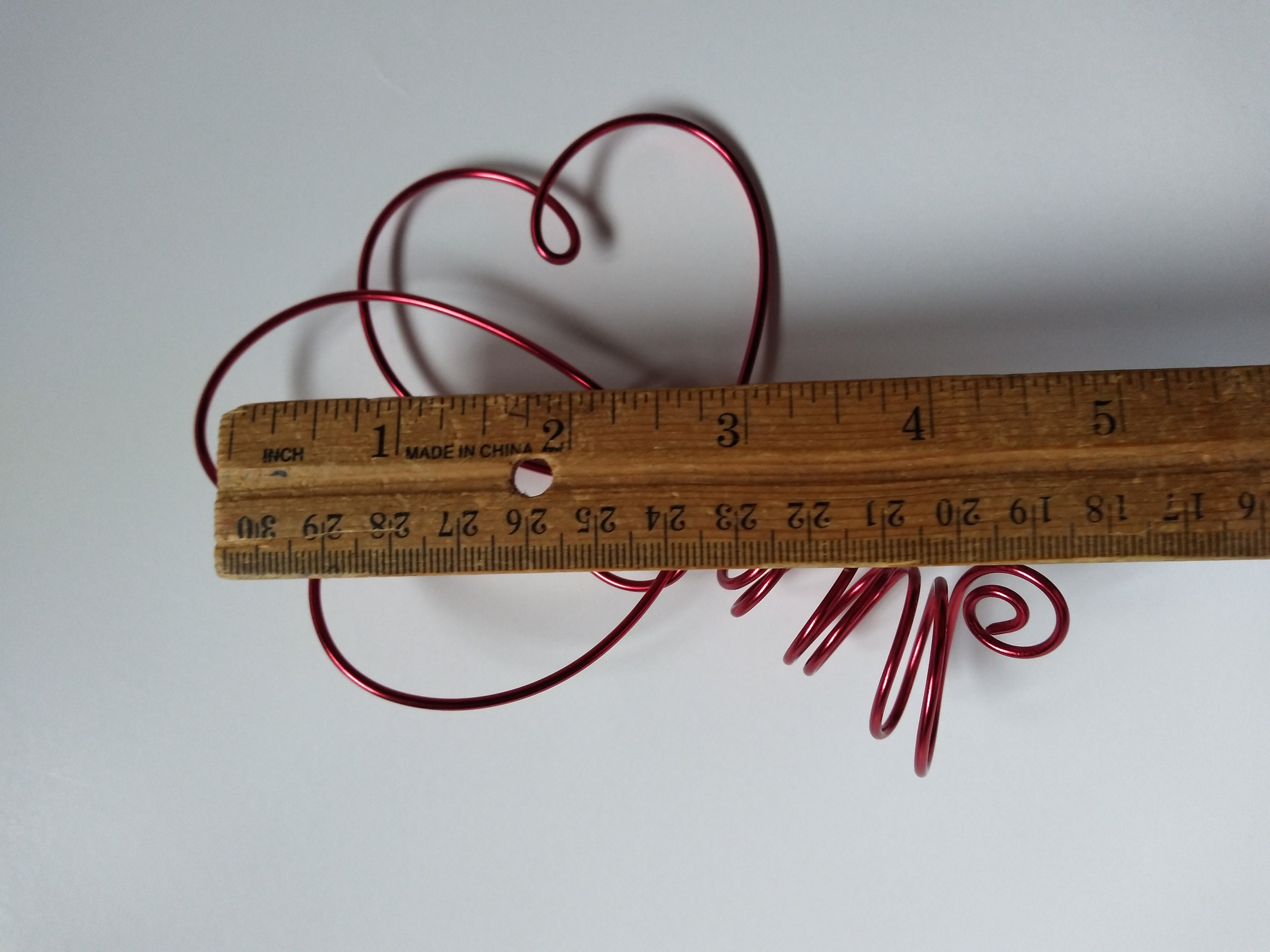 Small Hearts Wire Tree Topper - Etsy