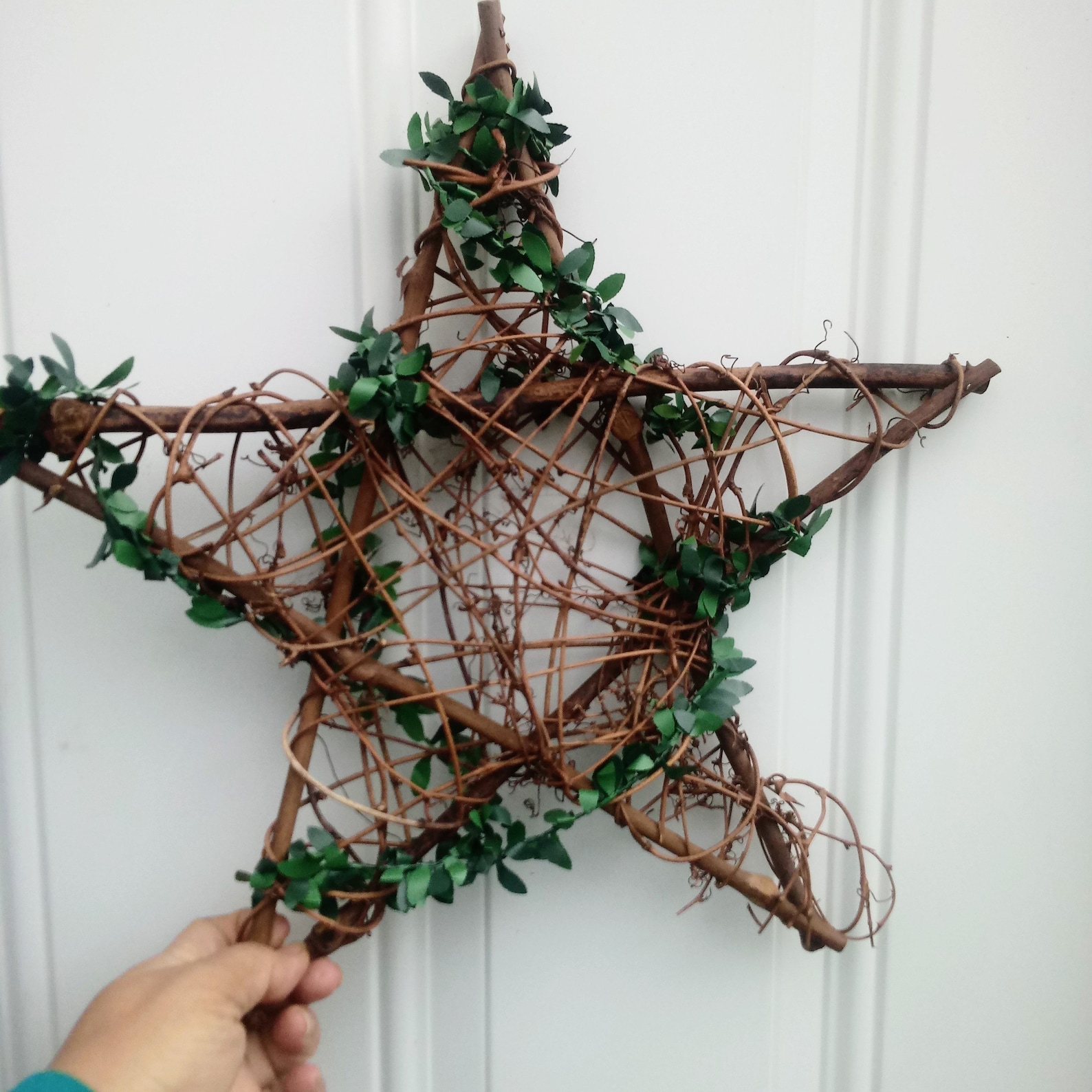 Rustic Star Shaped Wreath - Etsy