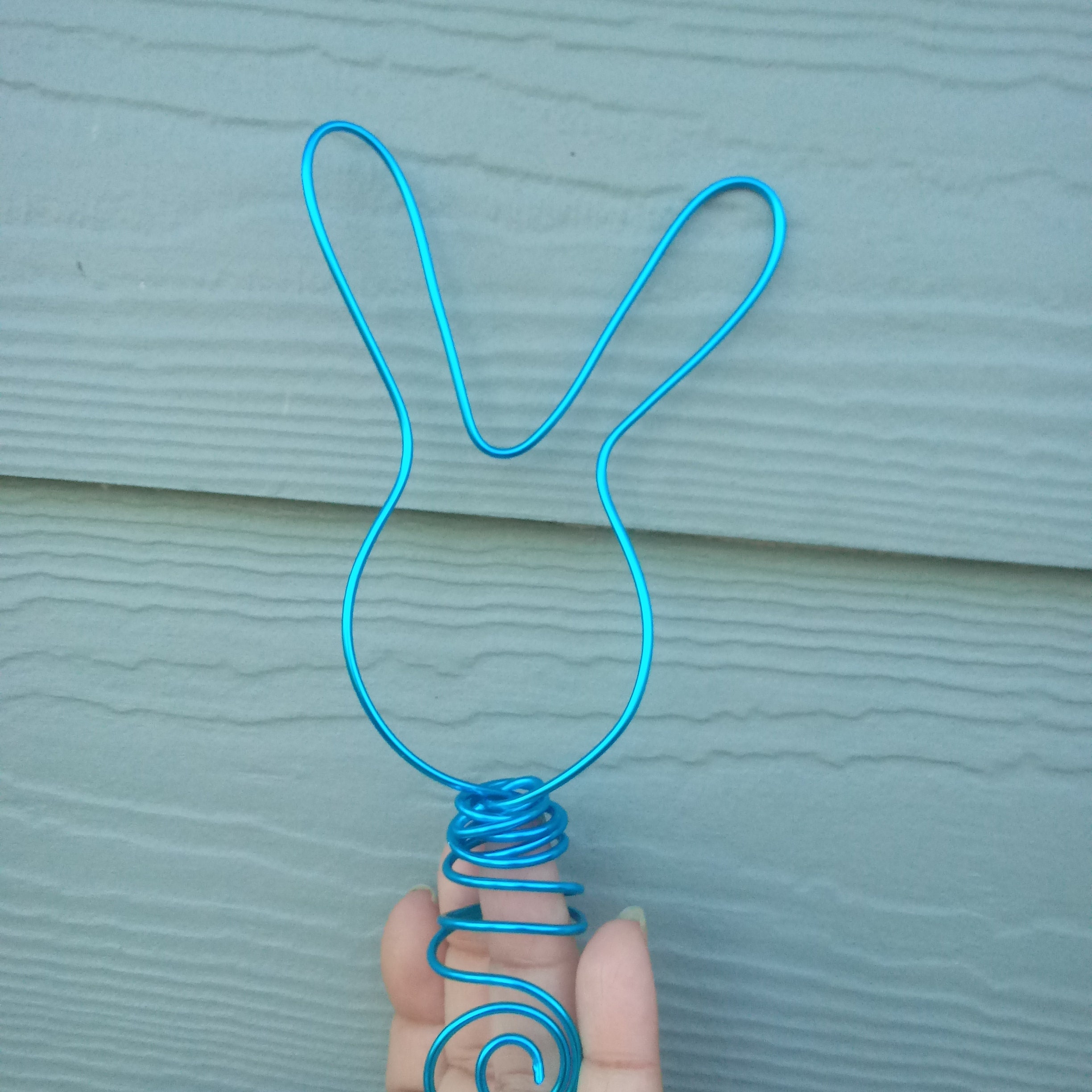 Mini Easter Bunny Head Tree Topper - Etsy