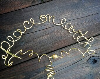 Peace Sign Tree Topper | Etsy