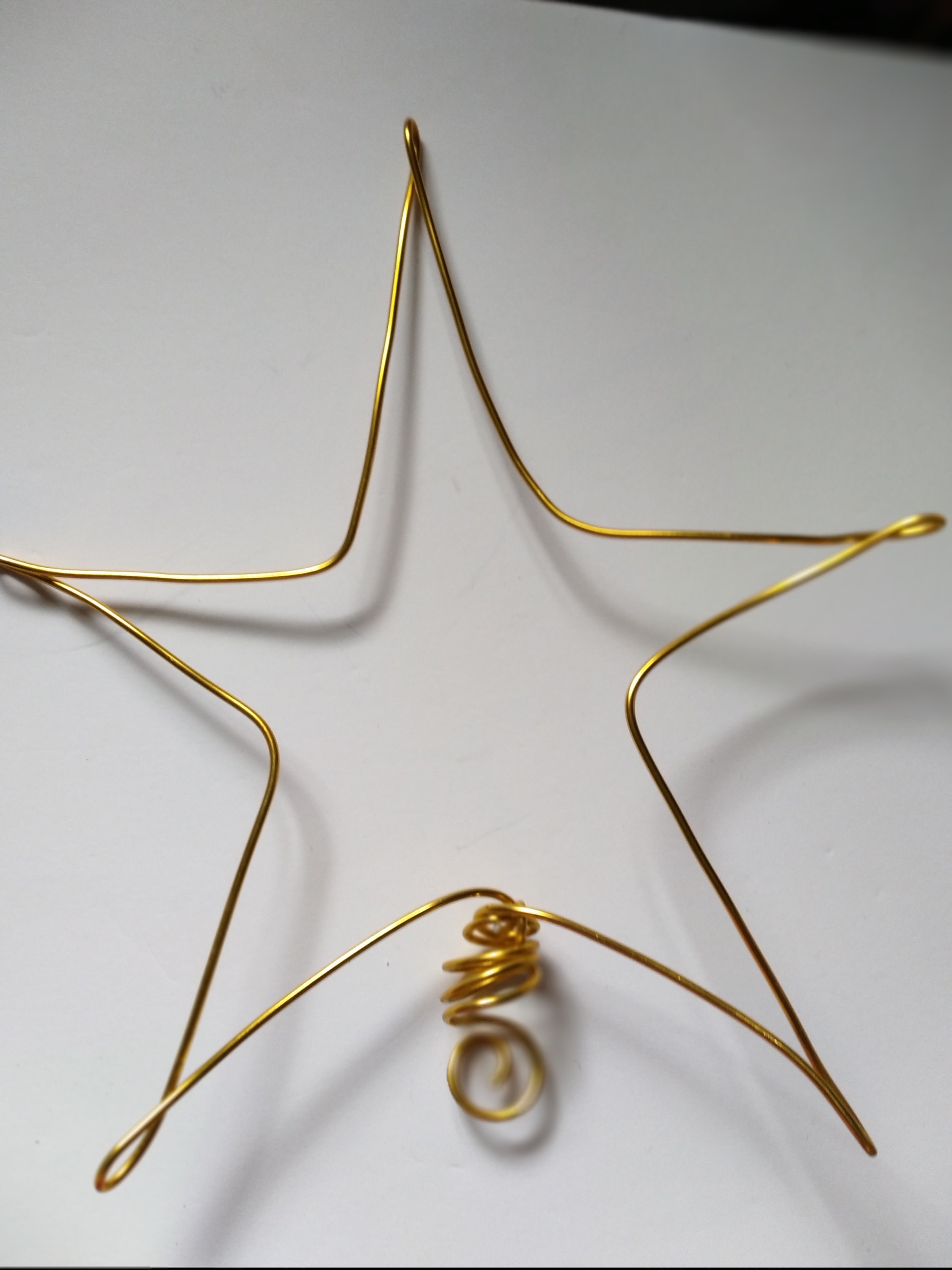 Large 12 Inch Wire Star for Christmas Tree - Etsy