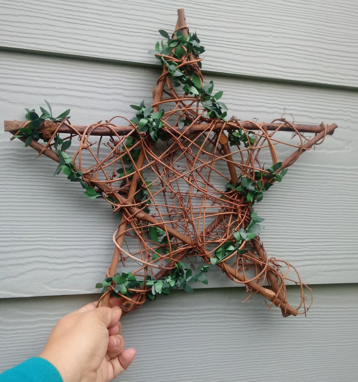 Rustic Star Shaped Wreath | Etsy