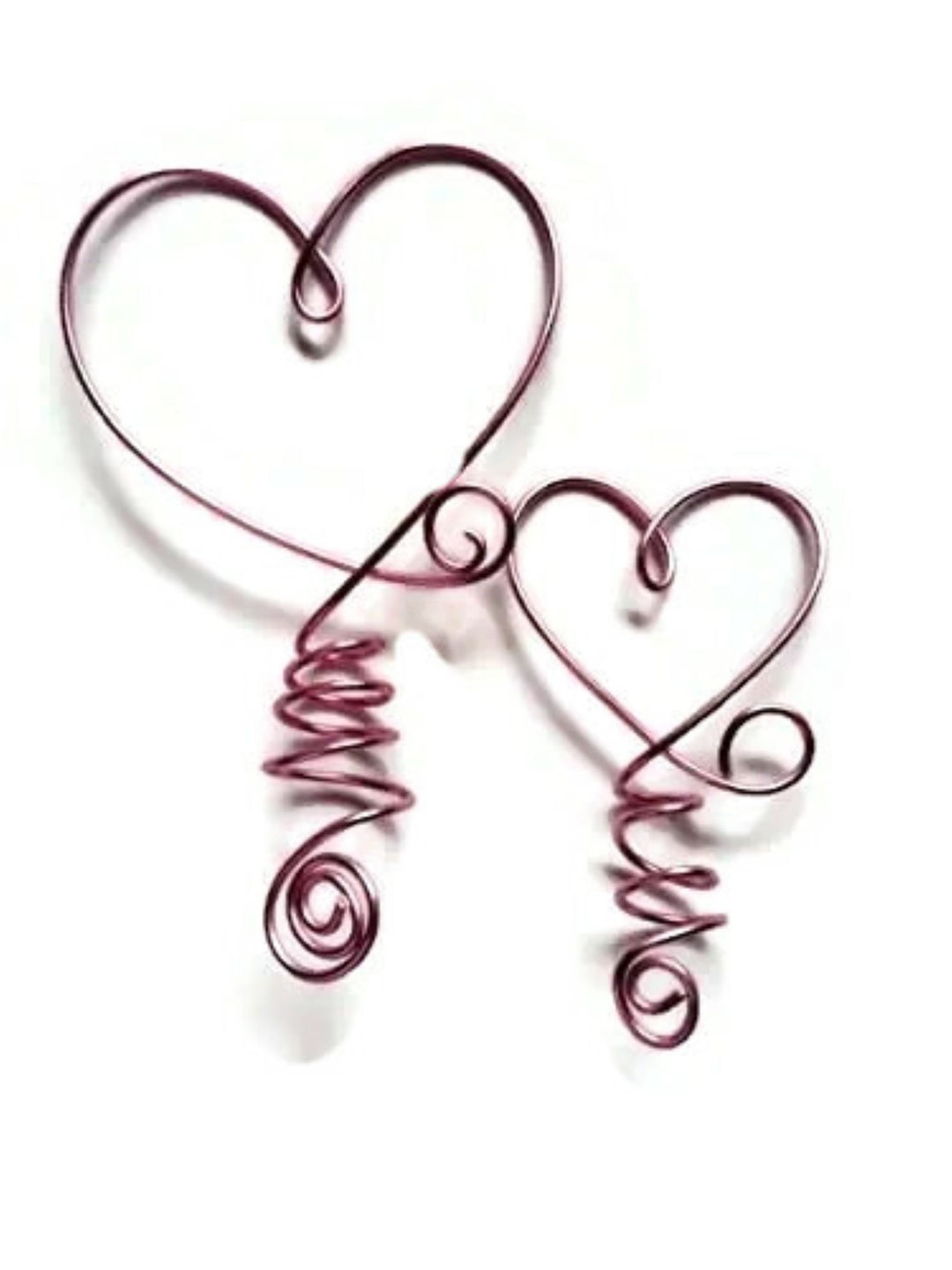 Miniature Heart Tree Topper - Etsy