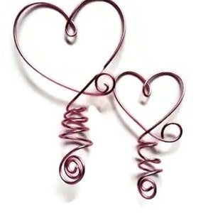 Miniature Heart Tree Topper - Etsy