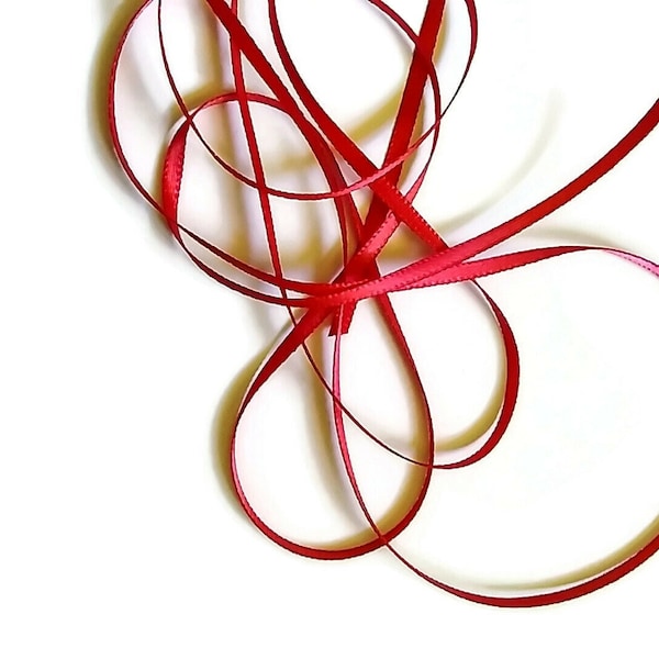 Red Ribbon - Etsy