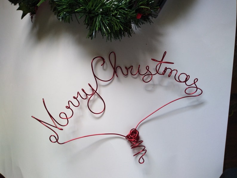 Merry Christmas Sign Tree Topper - Etsy
