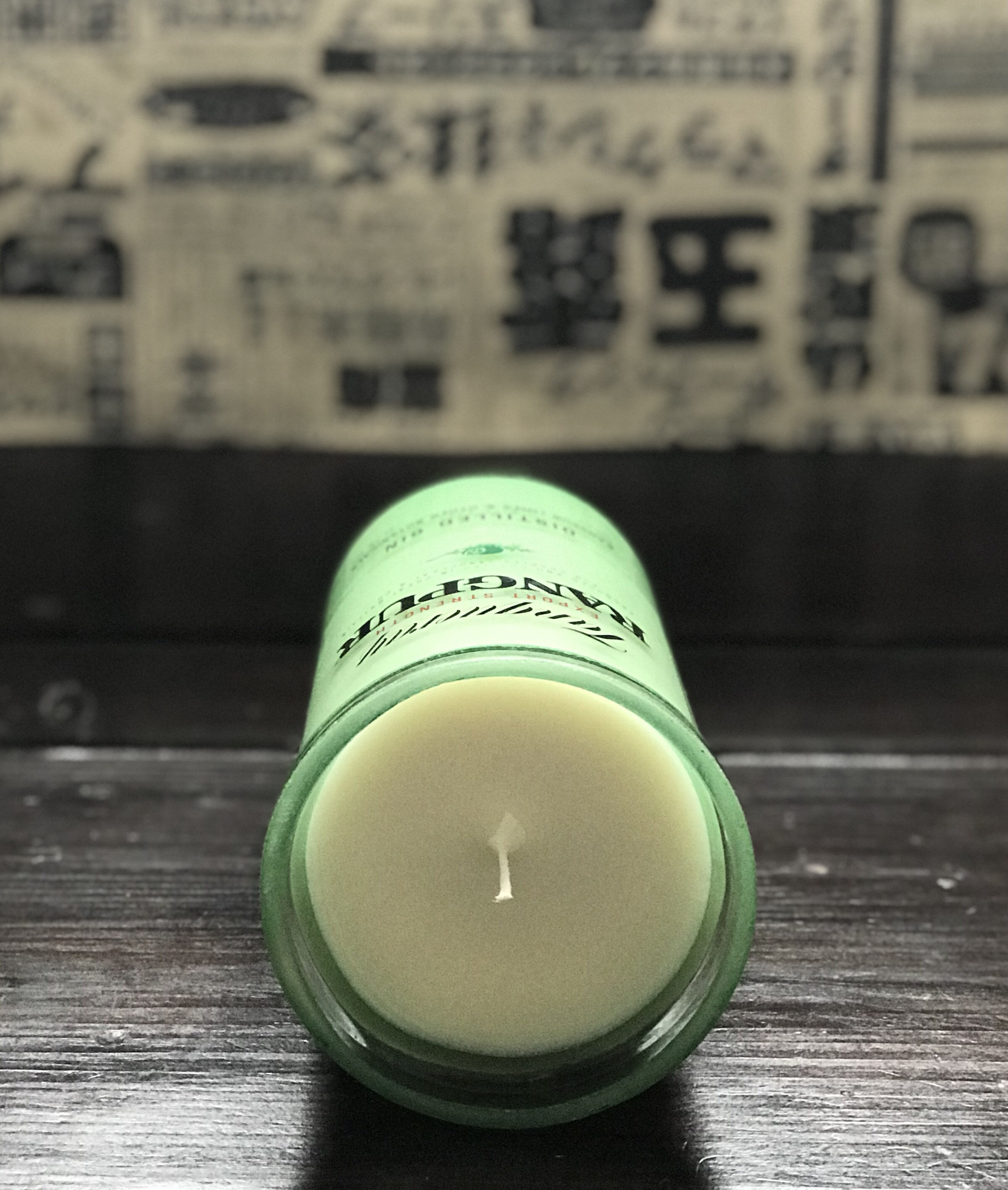 Gin Bottle Candle Tanqueray Sevilla Rangpur With Blackberry and Bay ...