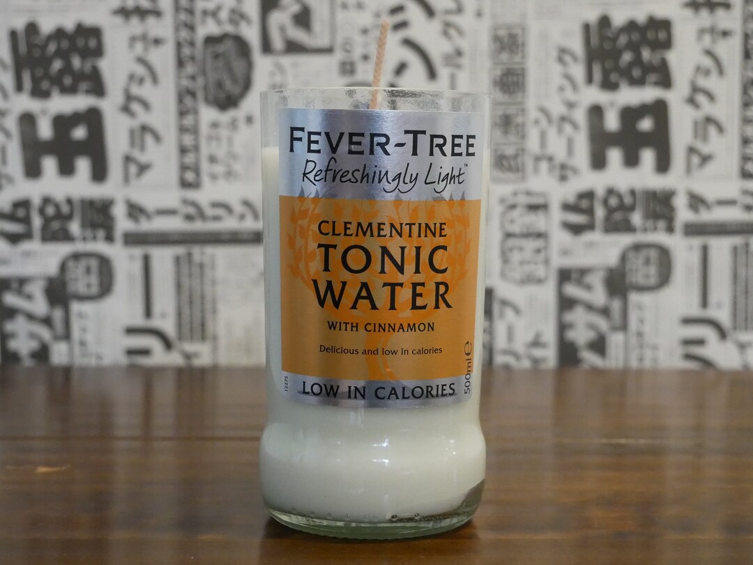 Gin Gift Bottle Candle Fever Tree Clementine Tonic With Gin and Tonic ...