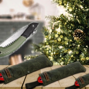 Leather Folding Saw Sheath, Waxed Canvas or Leather Large Silky Bigboy ...