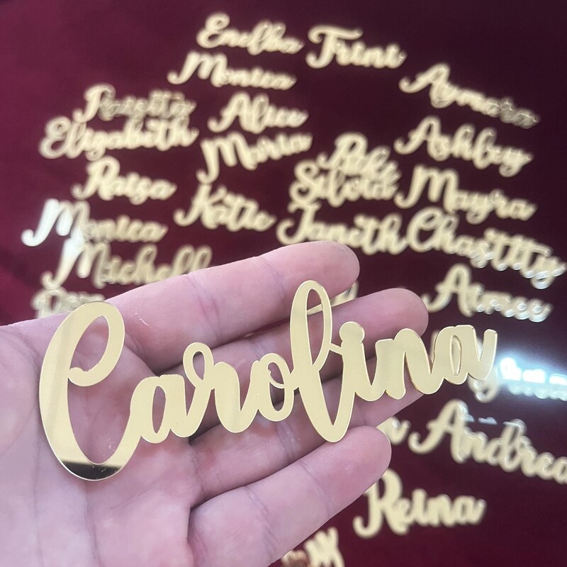 Mirror Tags - Etsy