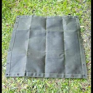 Bushcraft Utility Mat-waxed Canvas Wood Carrying Case, Seat Pad for ...
