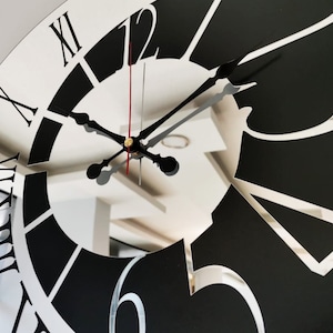 Latin & Roman Numerals Unique Wall Clocks,gift for Home, Wall Clock ...