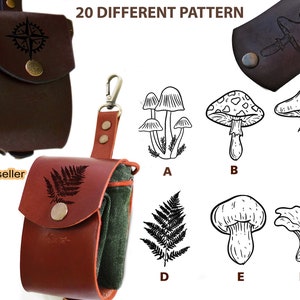 Multi Options Foraging Bag, Bushcraft Mushroom Bag,hiking Gift,leather ...