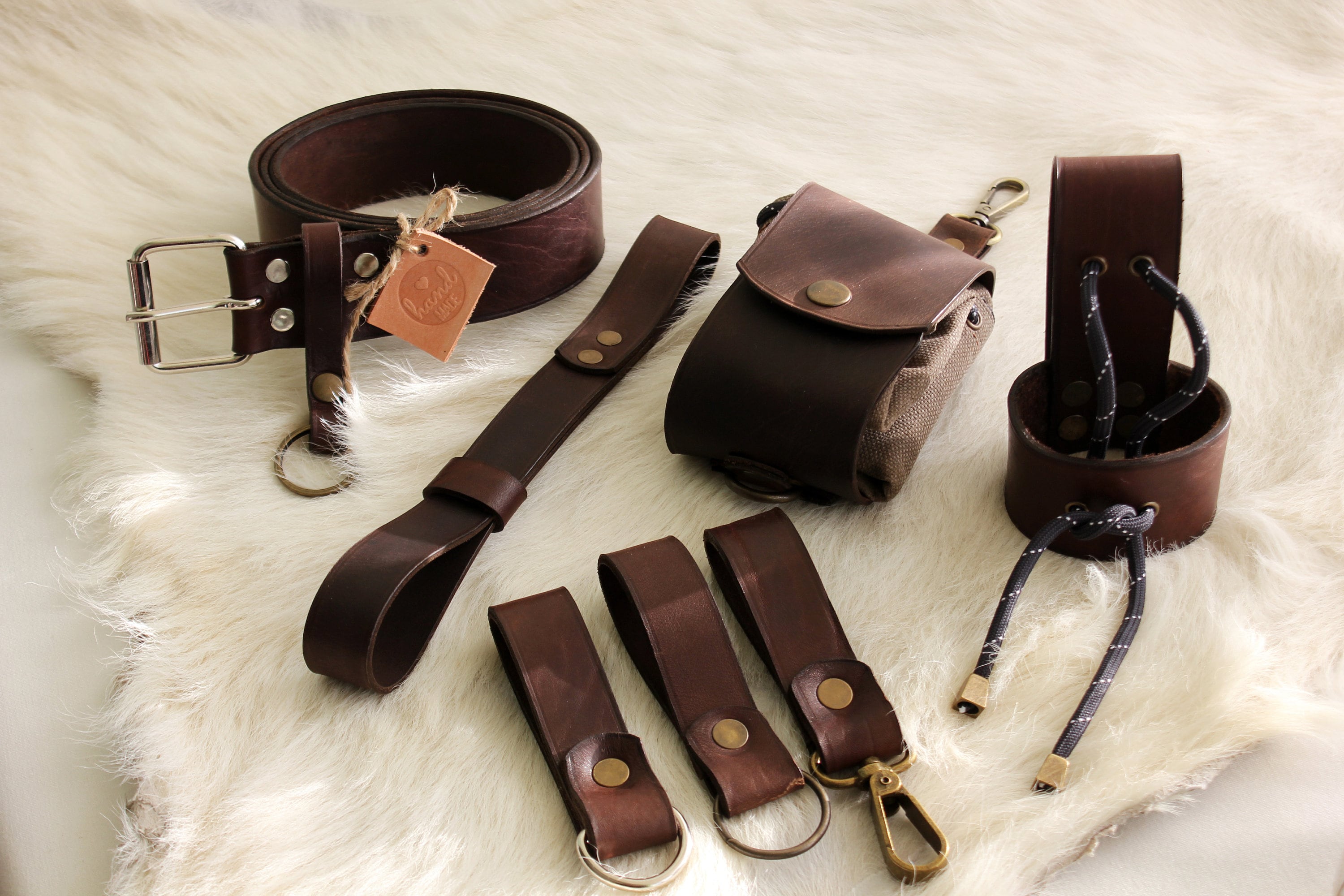 Set of 7 Bushcraft Belt Kit With Personalizationload Carrying - Etsy