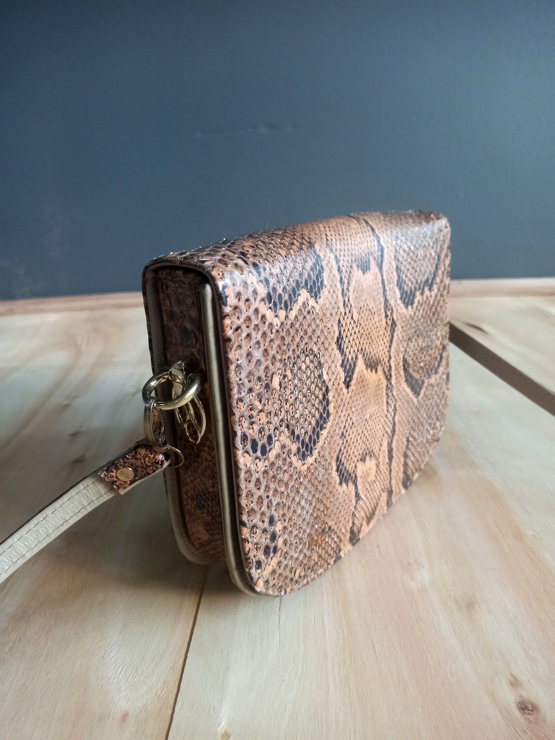 Genuine Python Snake Leather Bag, Leather Handbag, Python Leather Bag ...