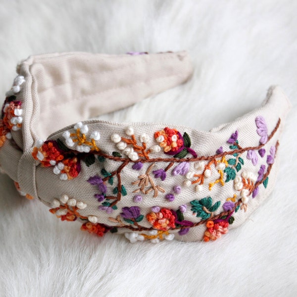 Wide Fabric Headband - Etsy