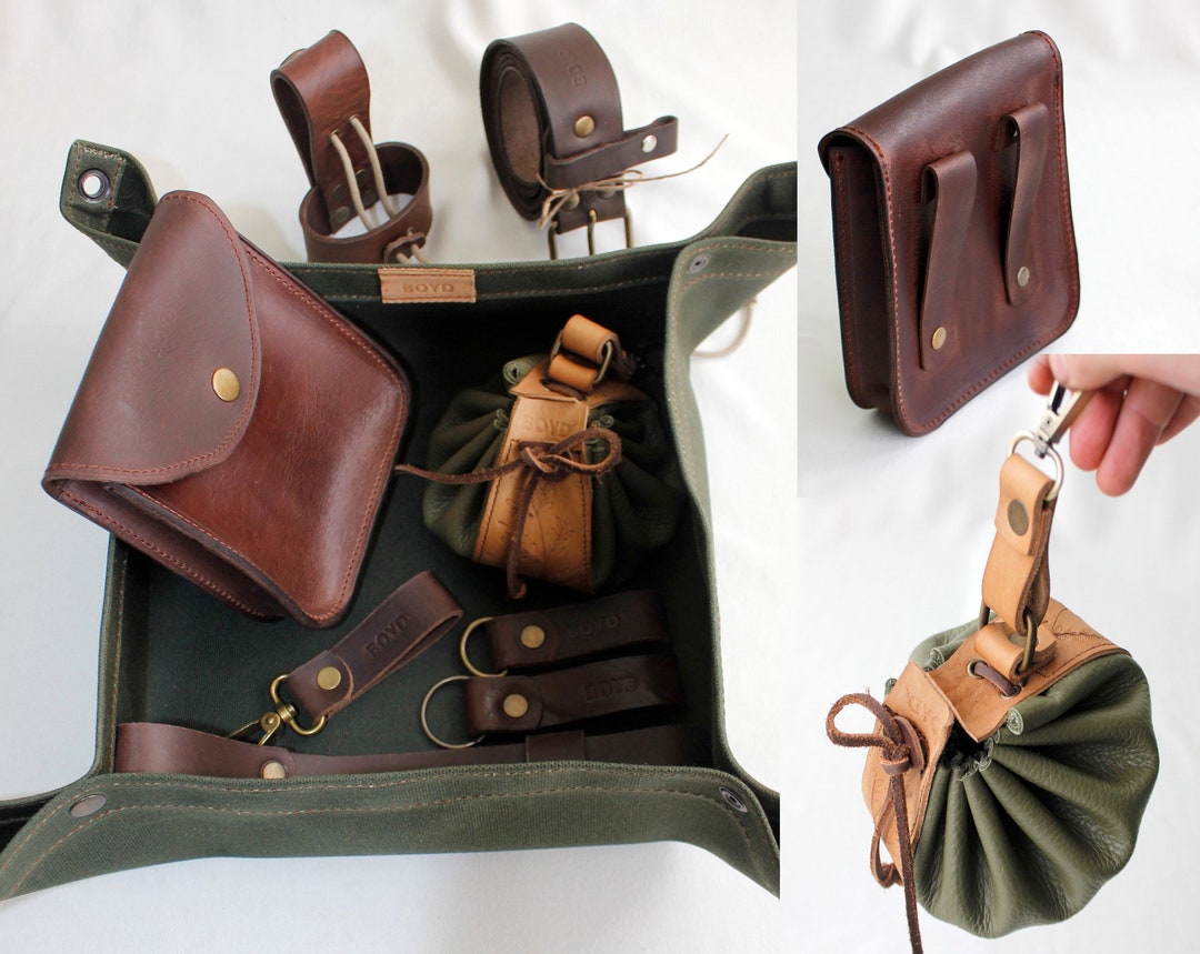 Set of 10 Bushcraft Utility Belt Set With Free Personalization, Load ...