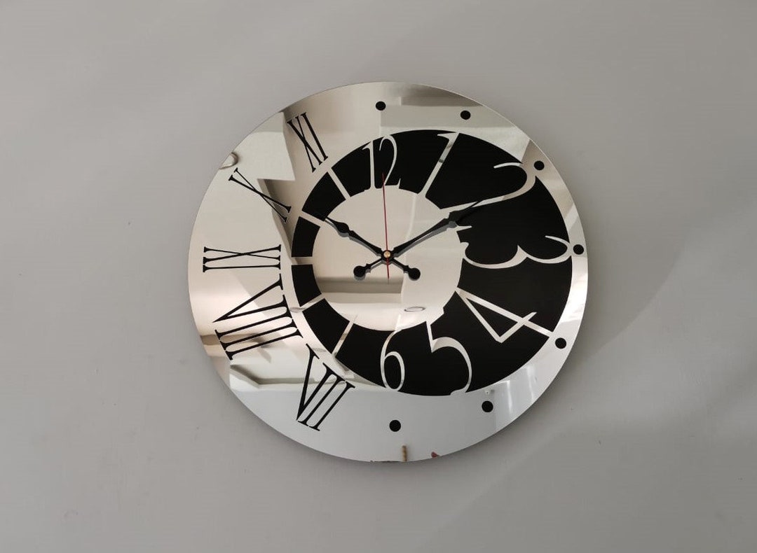 Latin & Roman Numerals Unique Wall Clocks,gift for Home, Wall Clock ...