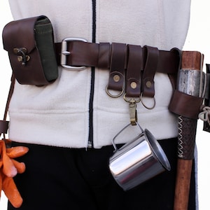 Set of 7 Bushcraft Belt Kit With Personalization,load Carrying ...
