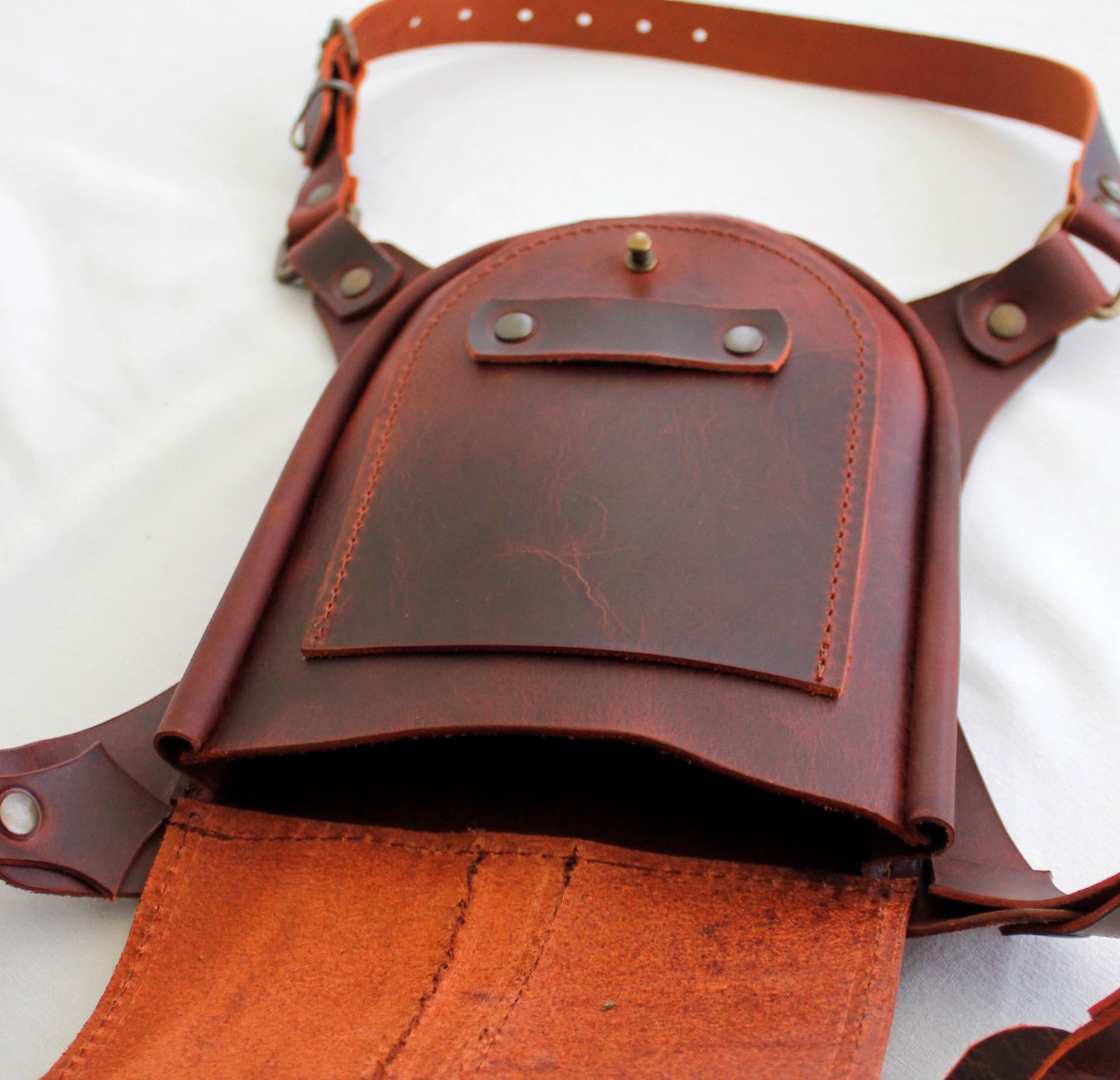 Unique Leg Bag,waist Bag,hip Bag,sling Bag,crossbody Bag,leather Leg ...