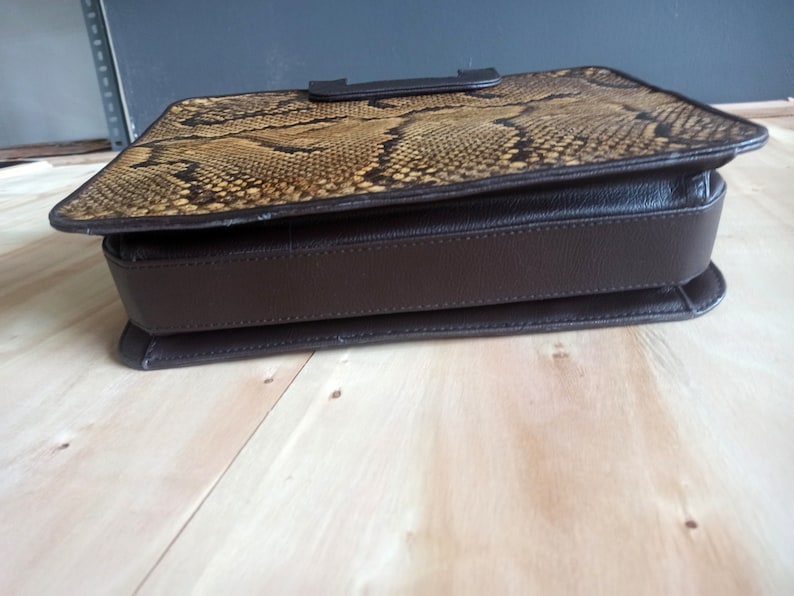 Genuine Python Snake Leather Bag, Leather Handbag, Python Leather Bag ...