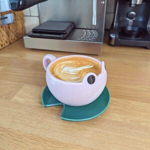 Curious Animal Teacups ceramic Tea Cups animal Tea Cups teacup Set cute ...