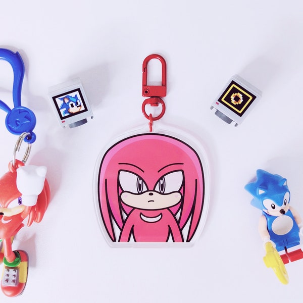 Knuckles Acrylic Keychain - Etsy