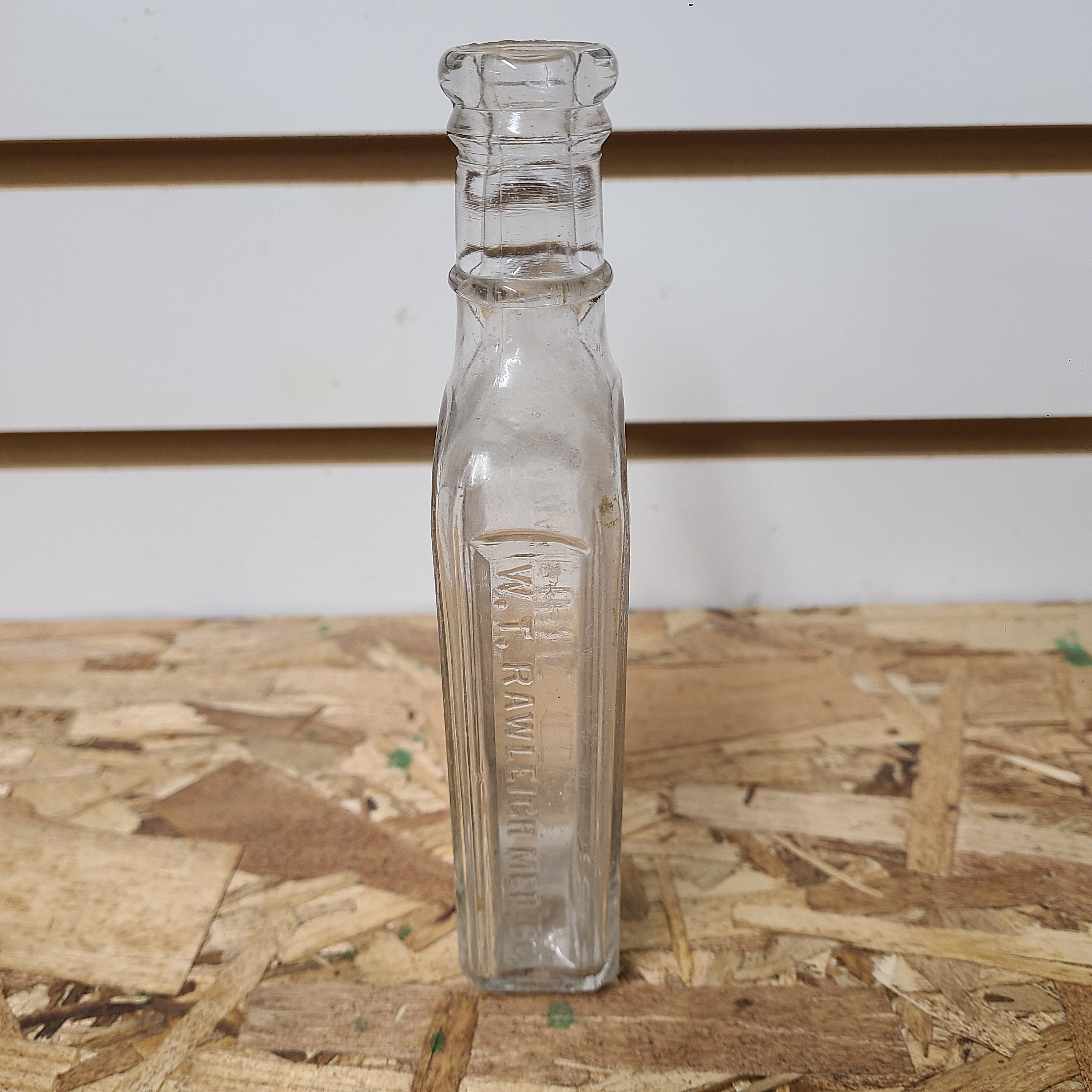 Vintage Glass Cough Syrup Bottle - Etsy