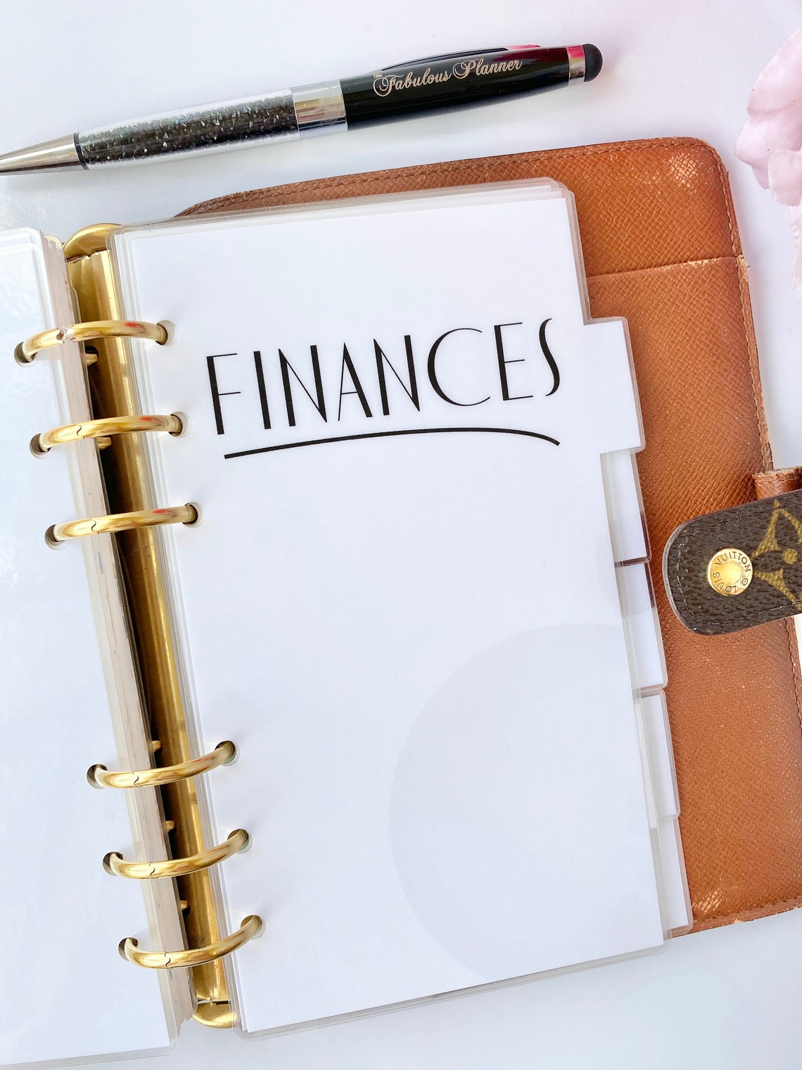 Minimalist Black Divider Set of 6 Planner Dividers | Etsy