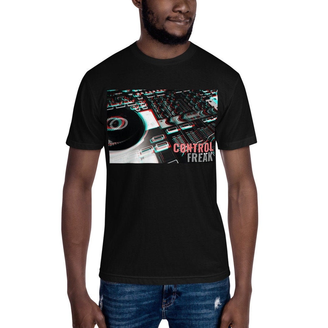 Control Freak Musik T-Shirt, Rave Kleidung, DJ Geschenk, DJ T Shirt ...