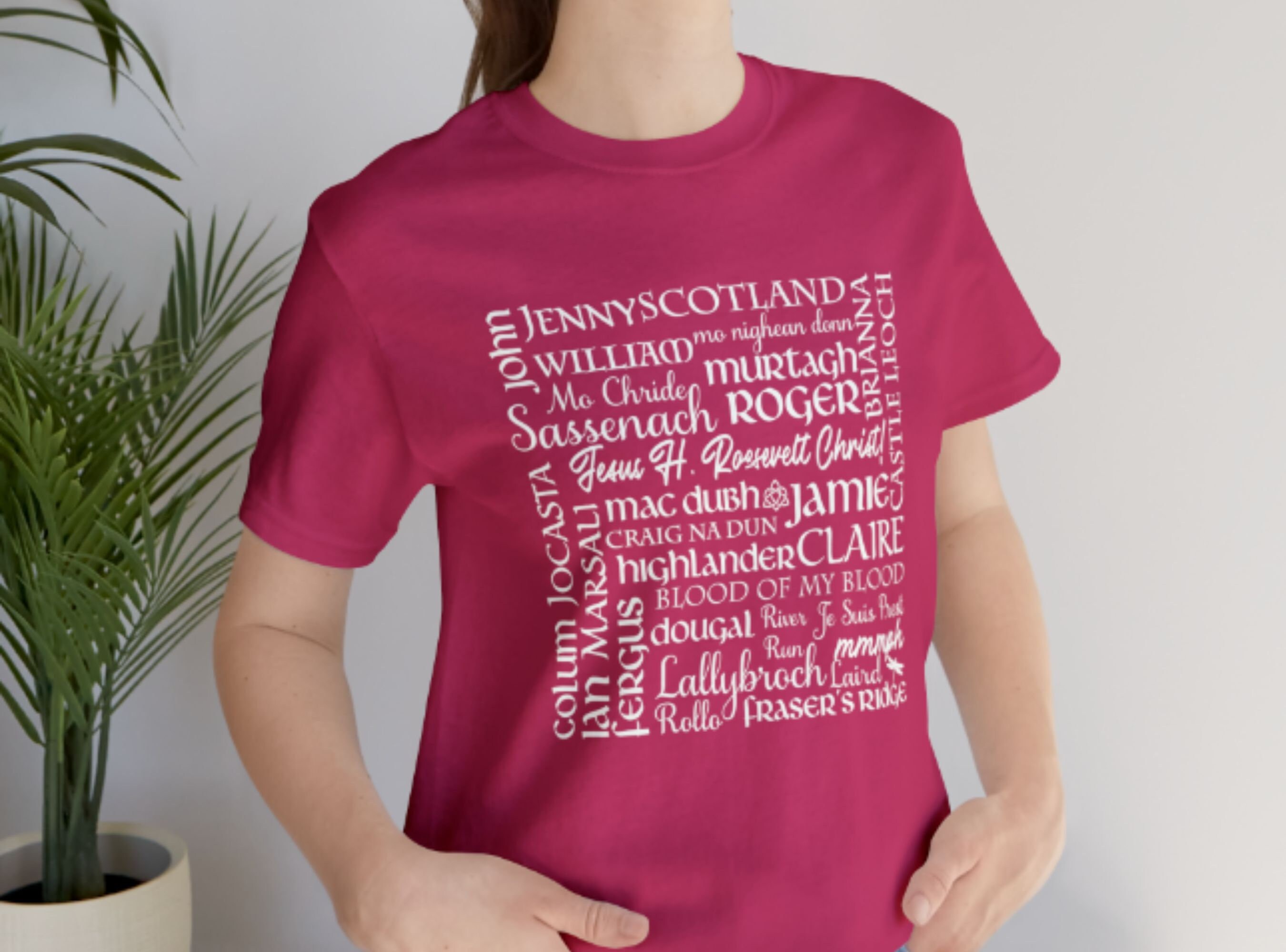 Outlander Word Block Shirt, Outlander Shirt| Outlander Gifts| Claire ...