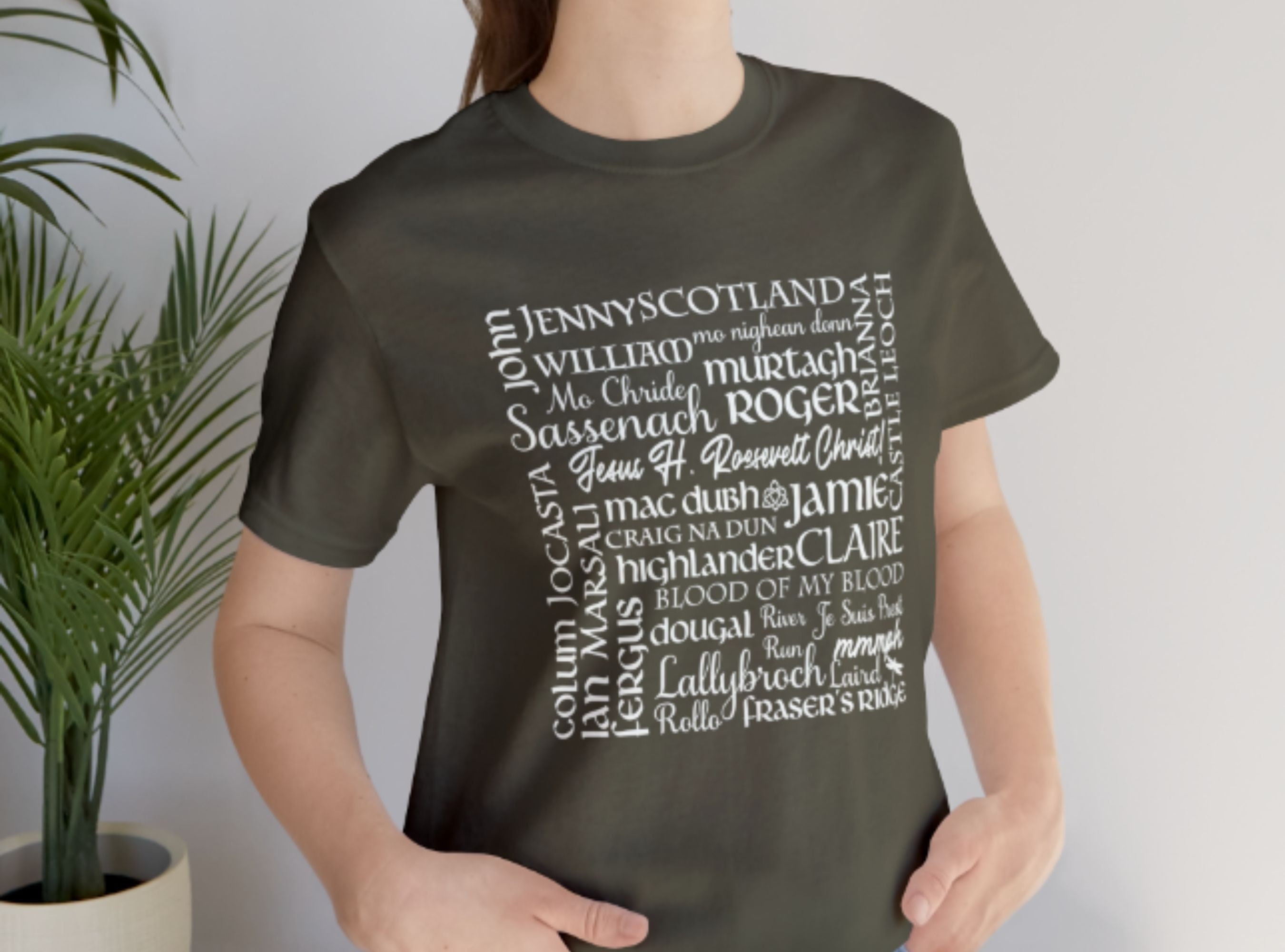 Outlander Word Block Shirt, Outlander Shirt Outlander Gifts Claire ...