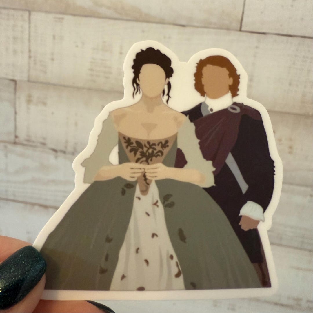 Outlander Jamie and Claire Wedding Sticker, Sassenach, James Fraser - Etsy