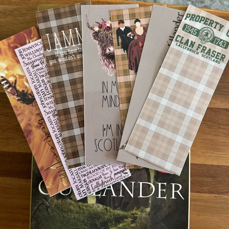 Outlander Bookmarks, Book Over, Outlander Series, Diana Gabaldon Books ...
